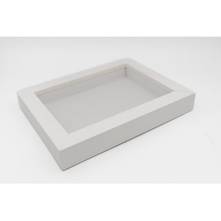4x12 White Shadowbox Frame - Interior Size 4x12 by 1 In Deep - This ...