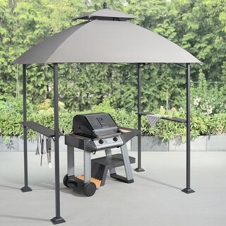 Ledger 5' x 8' Outdoor Grill Gazebo with Canopy Top - Bed Bath & Beyond ...