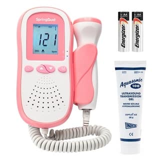 SpringBud FD-500B Fetal Doppler with 60g Ultrasound Gel FDA Cleared ...