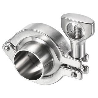 1.26" Vacuum Clamp Set, 1 Pack Hose Clamp with Nut Blind Plate, Silver ...