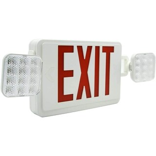 Zenova Emergency exit Light LED Exit Letter Cover (Red) - white - Bed ...