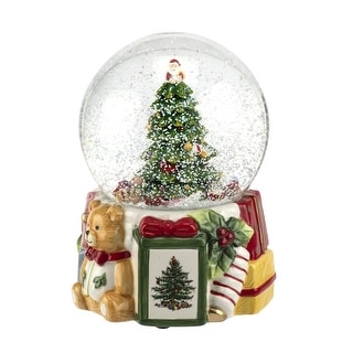 Spode Christmas Tree Musical 250th Anniversary Snow Globe - 6.5" x 6.9 ...