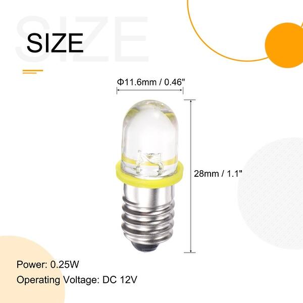 LED Indicator Bulb Screw Base Spot Lights Lamp Replacement with Storage ...