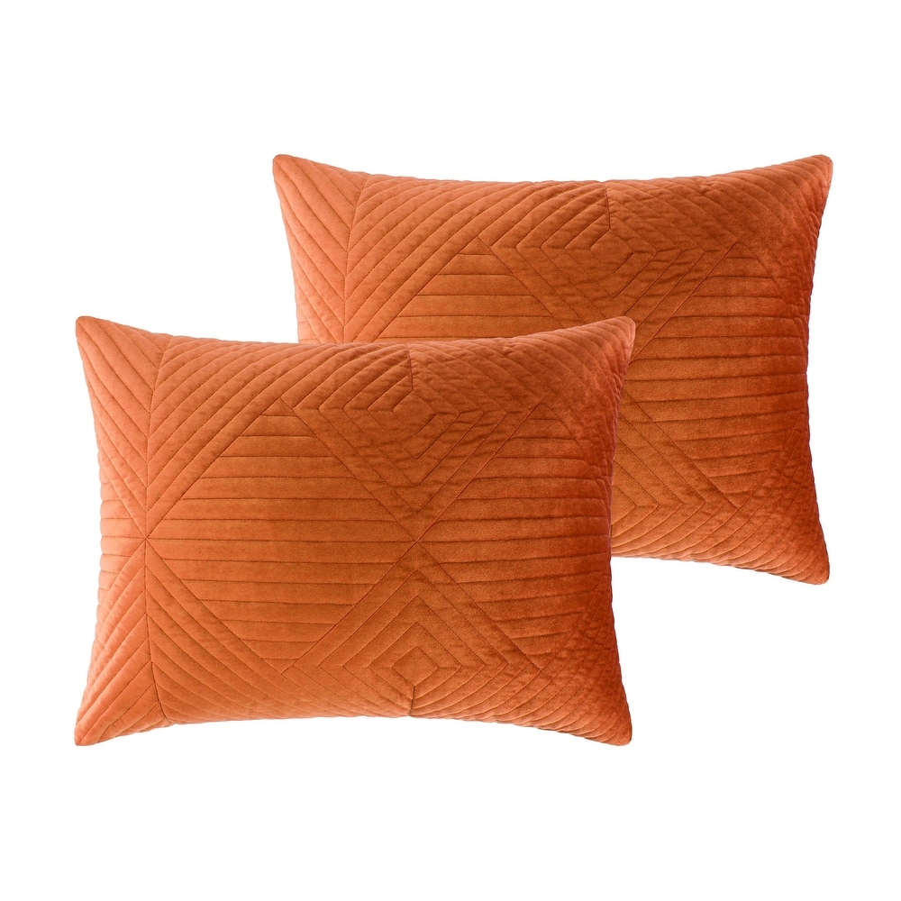 Orange Pillow Shams - Bed Bath & Beyond