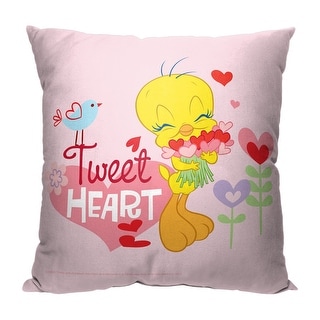 Warner Brothers Looney Tunes Tweet Heart 18 Inch Throw Pillow - Bed ...