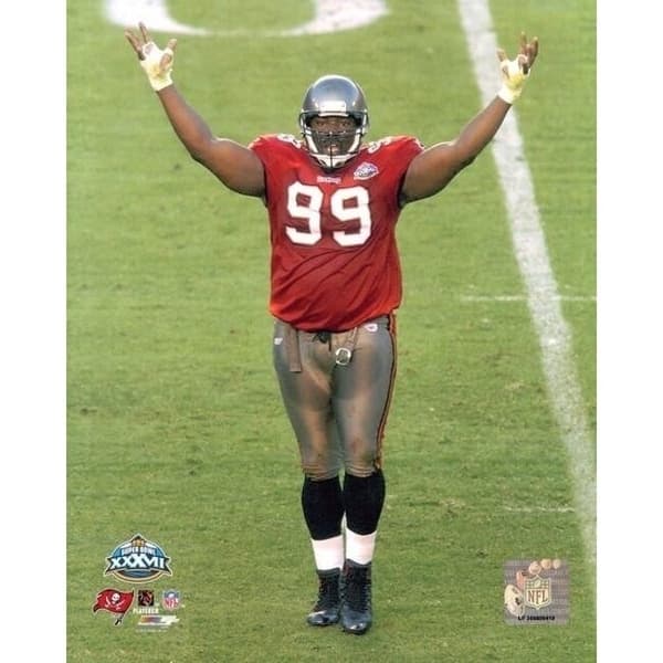 Warren Sapp Super Bowl Xxxvii Photo Print Item Varpfsaaui095 - Bed Bath ...
