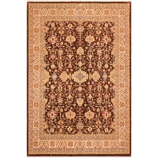 Ziegler Kafkaz Traditional Arlean Brown Beige Wool Rug - 8'1 x 9'8 - 8 ...