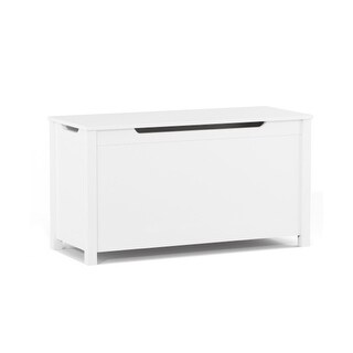 Modern storage bench White toy box MDF storage trunk - Bed Bath ...