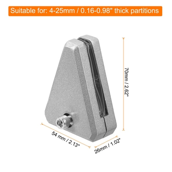 Desk Partition Clips, 4-45mm Thick Partition Guard Bracket, 4pcs - Bed ...