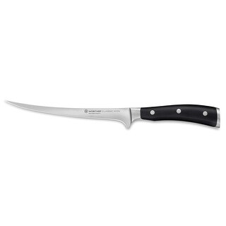 Classic IKON 7" Fillet Knife, High Carbon Stainless Steel, Black - Bed ...