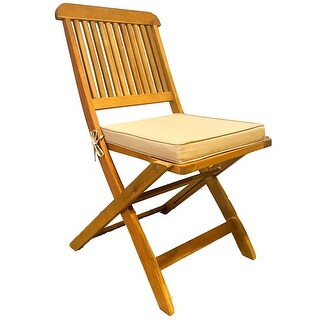 4 Patio Fully Assembled Outdoor Acacia Wood Solid Outdoor Wood Folding ...