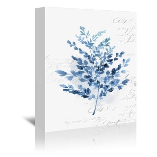 Americanflat - 8" x 10" Botanical Blue Iii by Pi Creative Art Wrapped ...