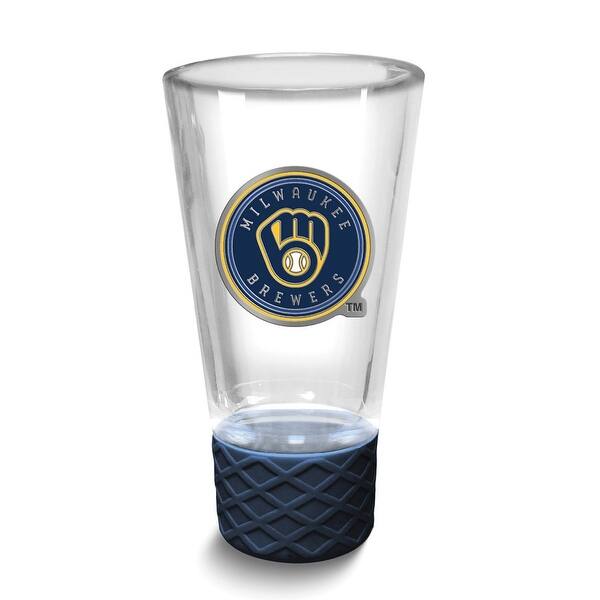 MLB Milwaukee Brewers Collectors 4 Oz. Shot Glass with Silicone Base ...