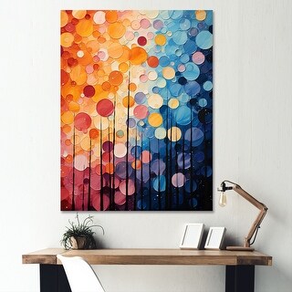 Designart "Mid Century Retro Rhythms II" Mid-century Canvas Prints ...