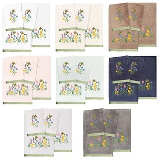 Authentic Hotel and Spa Turkish Cotton Hada 4 PC Towel Set - Bed Bath ...