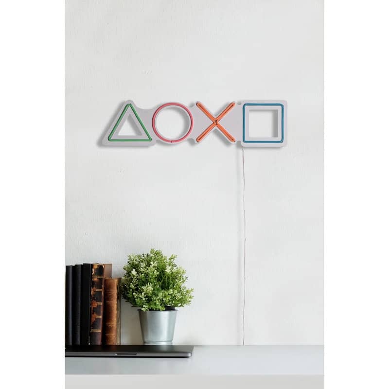 Playstation Led Neon Light Wall Decor Art - Multicolor - Bed Bath ...