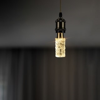 Clear Cylinder LED Light Bulb 3000K Warm White, E26/27 Medium Screw ...