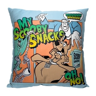 Warner Brothers Scooby Doo Uh Oh My Scooby Snacks 18 Inch Throw Pillow ...
