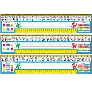 Zaner-Bloser Desk Toppers® Reference Name Plates, PreK-1, 36 Per Pack ...
