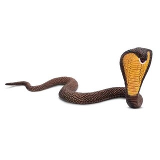 6" Yellow and Brown Educational Teaching Tool Cobra Figurine - Bed Bath ...