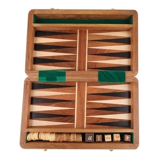 Novica Handmade Ancient Fun Wood Backgammon Set - Bed Bath & Beyond ...
