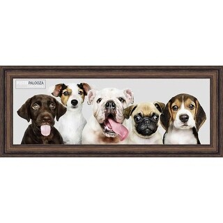 12x30 Frame Brown Rustic Wooden - Walnut Wood Picture Frame - Panoramic ...