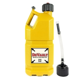 DeVault Enterprises - 5 Gallon Yellow Industrial Strength Utility Jug ...