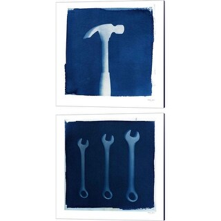 Nancy Green 'Cyanotype Tools' Canvas Art (Set of 2) - Bed Bath & Beyond ...