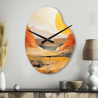 Bold Landscape Canyon Desert VII - Canyon Large Wall Clock in ...