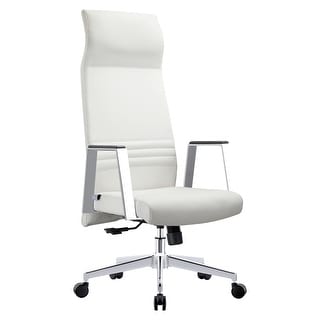 Summit High-Back Leather Office Chair with Swivel and Tilt - On Sale ...
