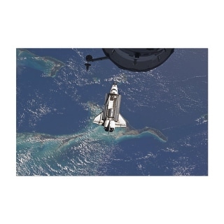 Space Shuttle Atlantis over the Bahamas Photography Art Print/Poster ...