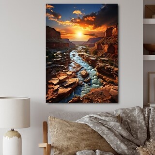 Designart "Majestic Stormscape" Storms Canvas Prints - Bed Bath ...