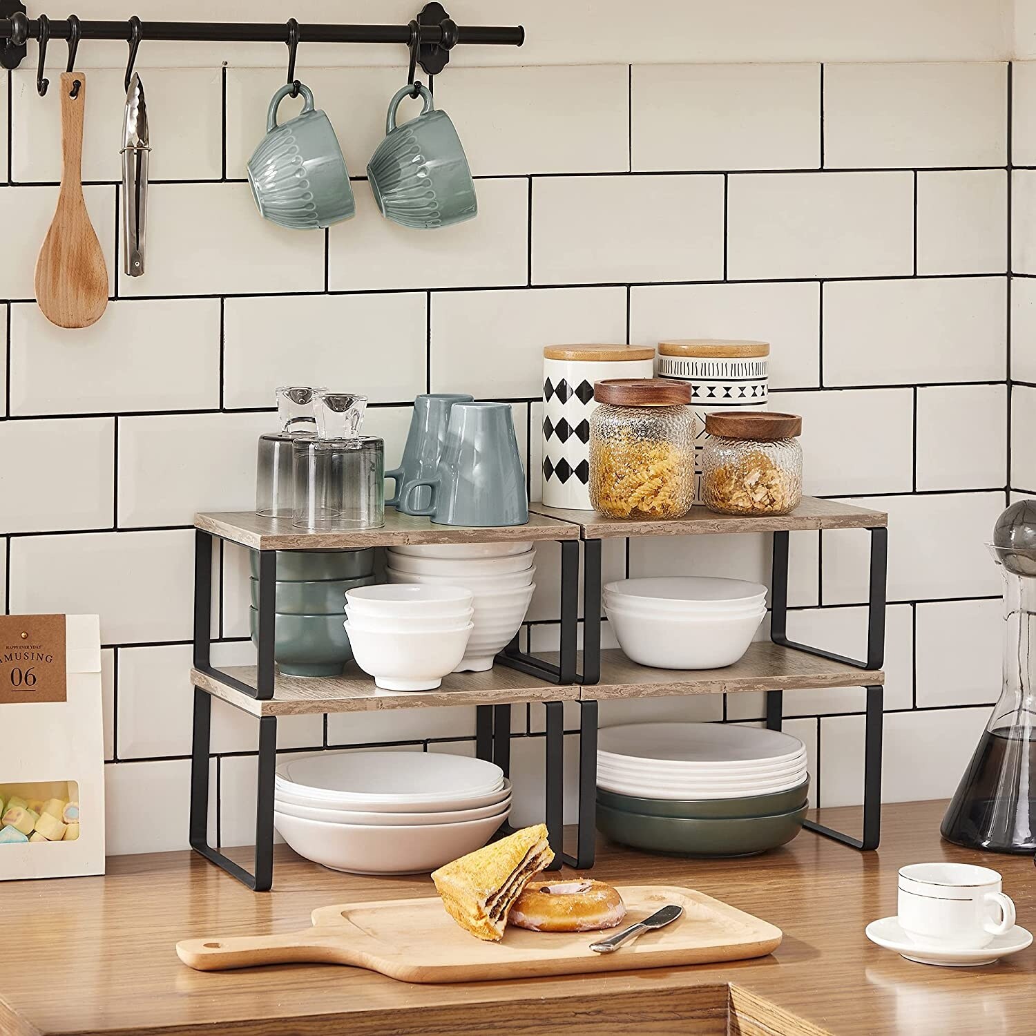 SONGMICS Cabinet Shelf Organizers Kitchen Counter Shelves Bed Bath Beyond 37888790