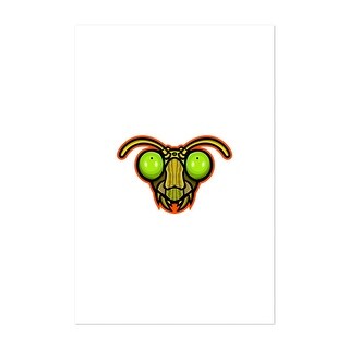 Praying Mantis Head Mascot Illustrations Animals Art Print/Poster - Bed ...