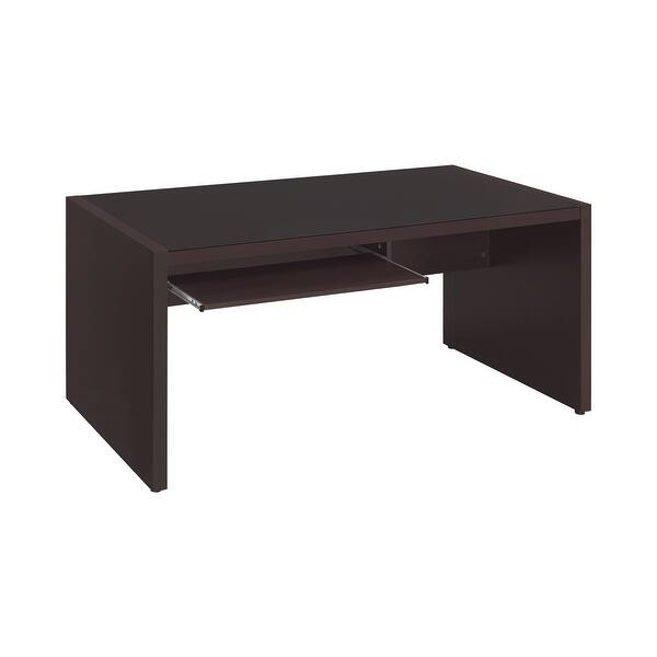 Norwell Cappuccino Computer Desk with Keyboard Tray - Bed Bath & Beyond ...