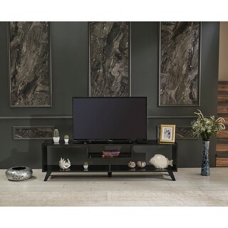 Modern Tv Stand Open Shelving Entertainment Centre 67 inch Tv Unit, for ...