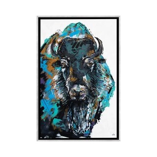 iCanvas "Fiona The Bison" by Bria Hammock Framed - Bed Bath & Beyond ...