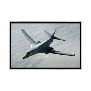 iCanvas "A US Air Force B-1B Lancer On A Combat Patrol Over Afghanistan ...