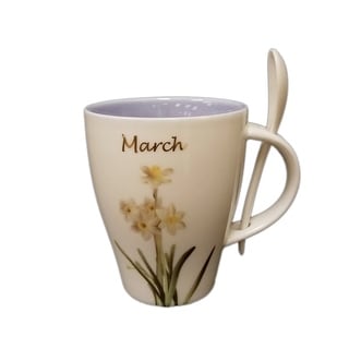 March Daffodil Birth Mug And Spoon - Bed Bath & Beyond - 40446838