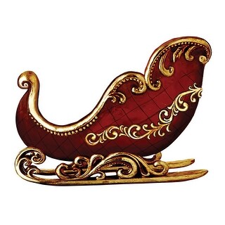 Roman 91706ACE Santa's Sleigh Christmas Decoration, Red - Bed Bath ...