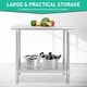 Stainless Steel Table Commercial Work Table,NSF Three Layer Workbench ...