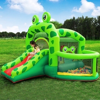 Home Playground Frog Bounce House Inflatable Bouncing Castle - Bed Bath ...
