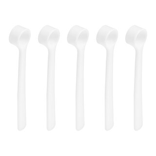 20Pcs 500 Milligram Teaspoon Micro Scoops Mini Measuring Spoons, White ...