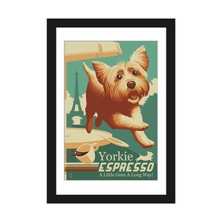 iCanvas "Yorkie Espresso" by Lantern Press - Bed Bath & Beyond - 37416460