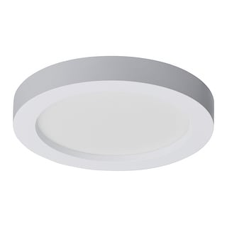 5 Inch LED Flush Mount Fixture Disk Light Round 11 Watt 3000K White ...