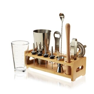 Professional Grade Barware Tool Gift Set Bartender Kit Drink Making ...