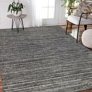Maryland Cecil Modern & Contemporary Striped Power-Loomed Area Rug ...