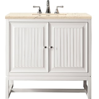 James Martin Vanities Athens 36" Free Standing Single Wood Vanity Set ...