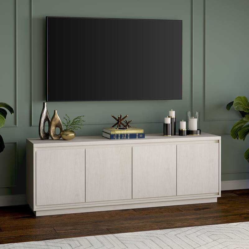 Presque Rectangular TV Stand for TV's up to 75" - Overstock - 36993300