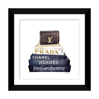 iCanvas "Stack Of Fashion Books With A Clutch Bag" by Amanda Greenwood ...